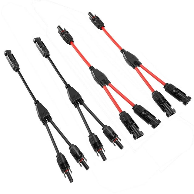 Solar Panel Cable Professional Connector 1 To 2 Branches Y Connectors Solar Cable Solar Panel