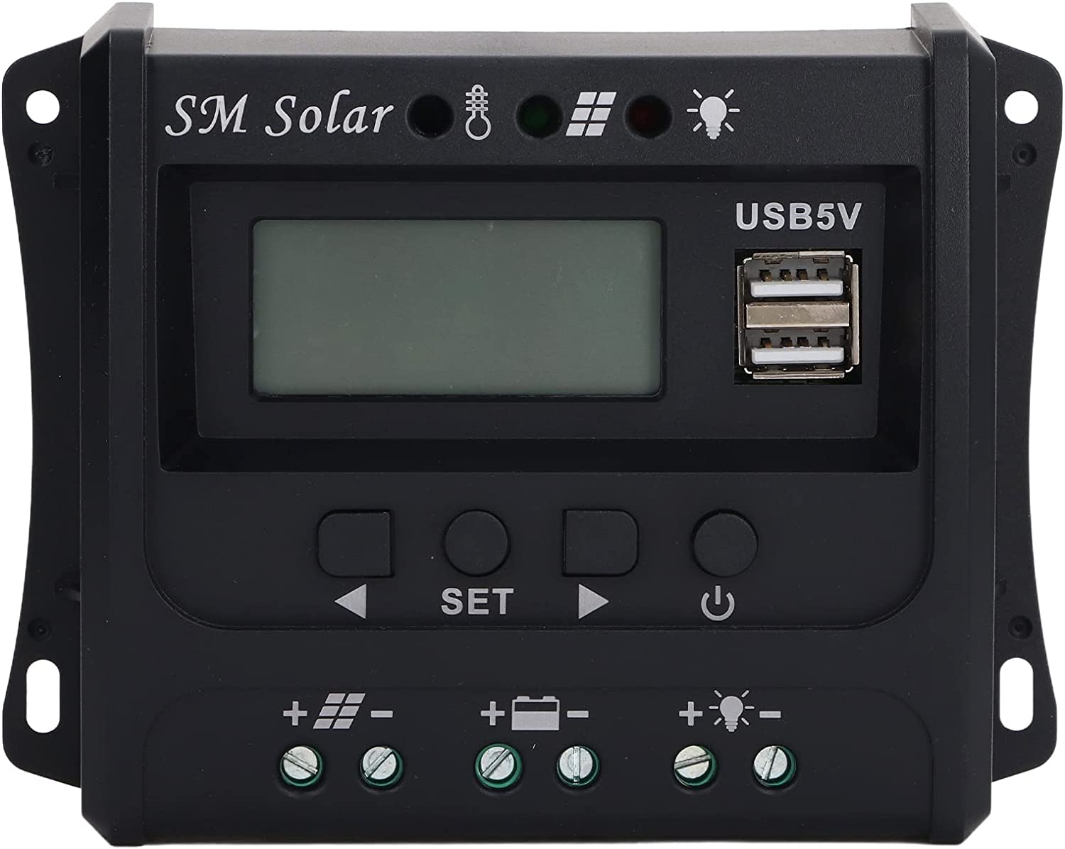 Solar Panel Charge Controller - Solar Panel Controller 3 Stage Pwm Charging Intelligent ...