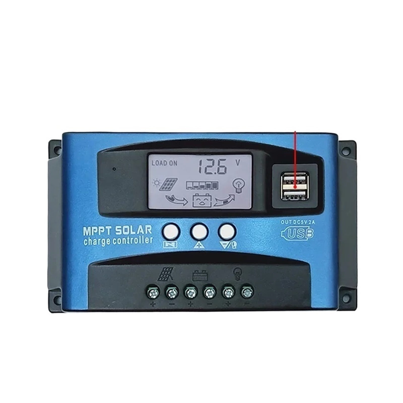 Solar Panel Charge Controller Automatic Ing MPPT Tracking Charging 30 ...