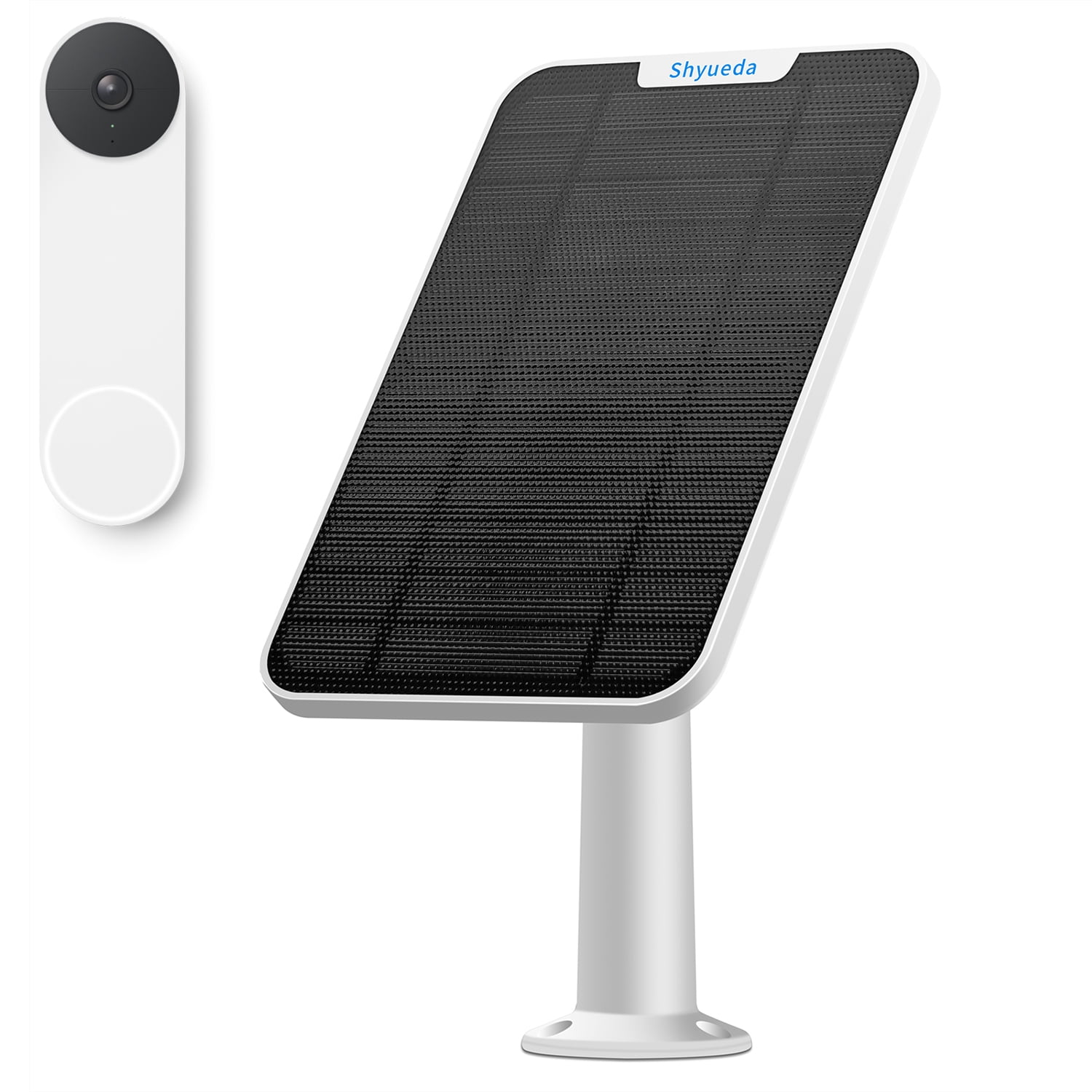 Solar Panel Charging For Google nest video doorbell Camera, with 13.1ft ...
