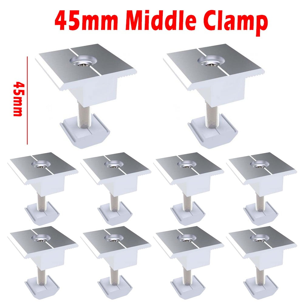Solar Panel Clamp Solid 30-45mm For Connecting and Fixing Solar Panel ...