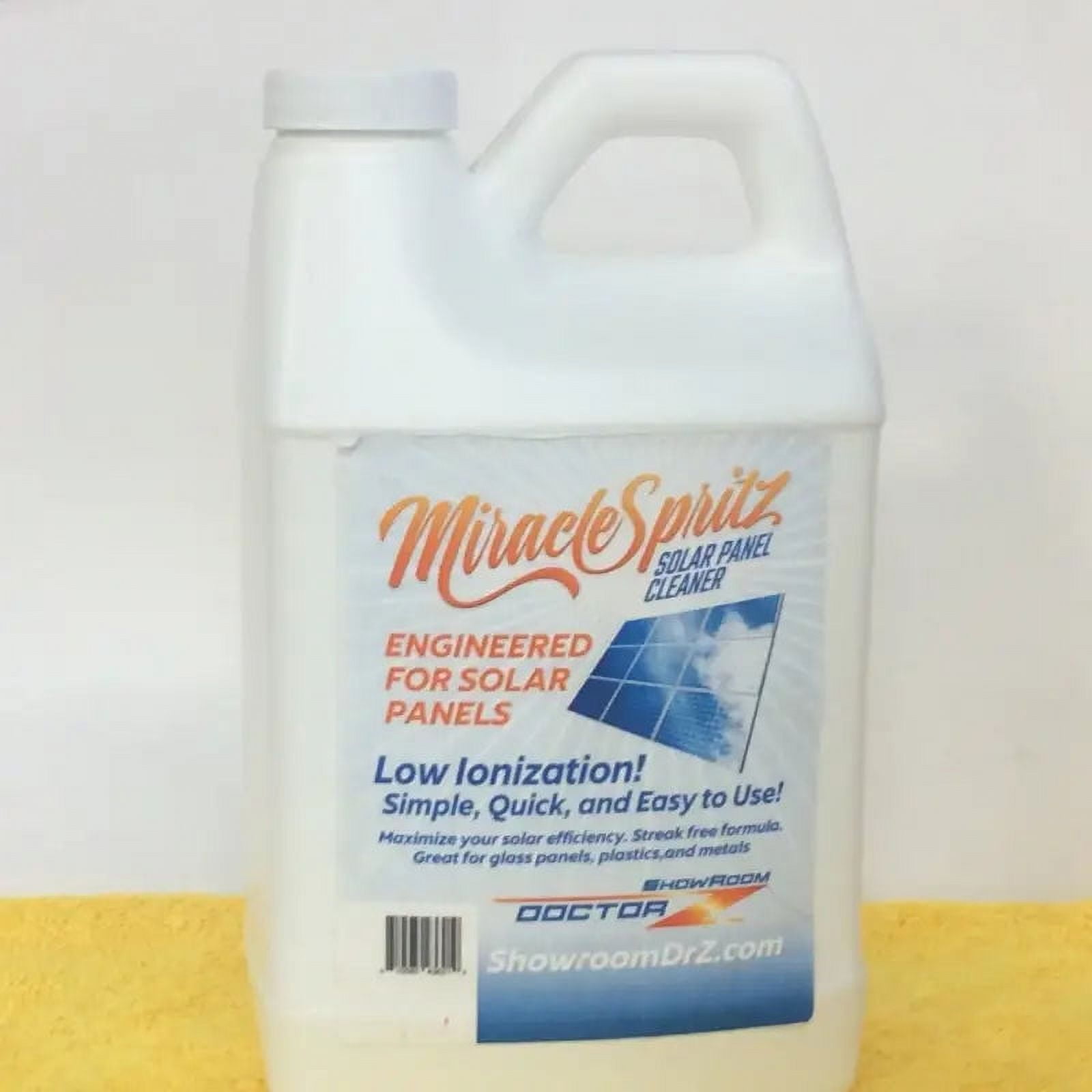 Solar Panel Cleaner 64oz bottle by Miracle Spritz - Walmart.com