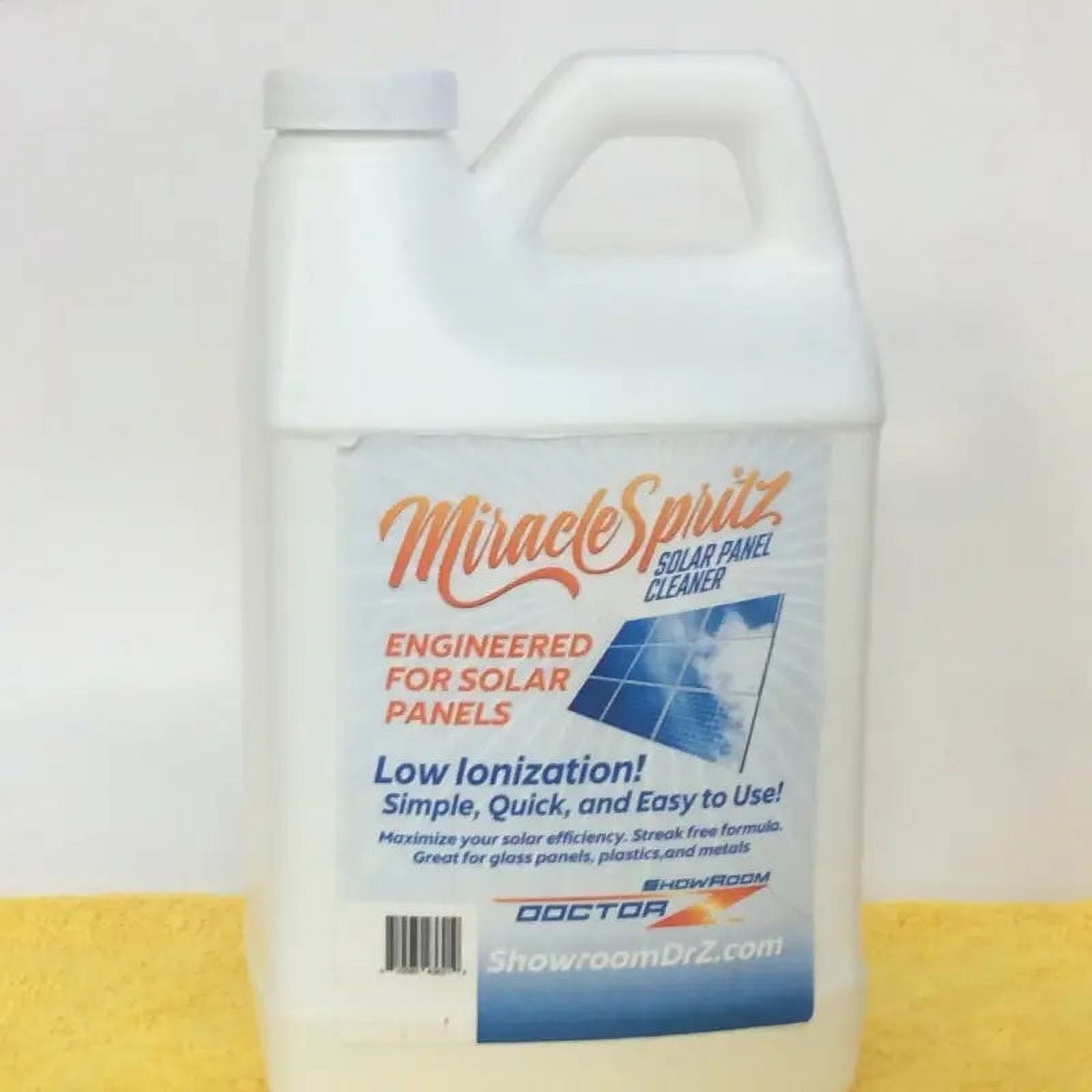 Miracle Spritz Solar Panel Cleaner - 64oz High-Efficiency Formula ...