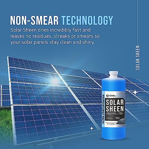 Solar Panel Cleaner Solar Sheen (Makes 128 Gallons) - Super ...