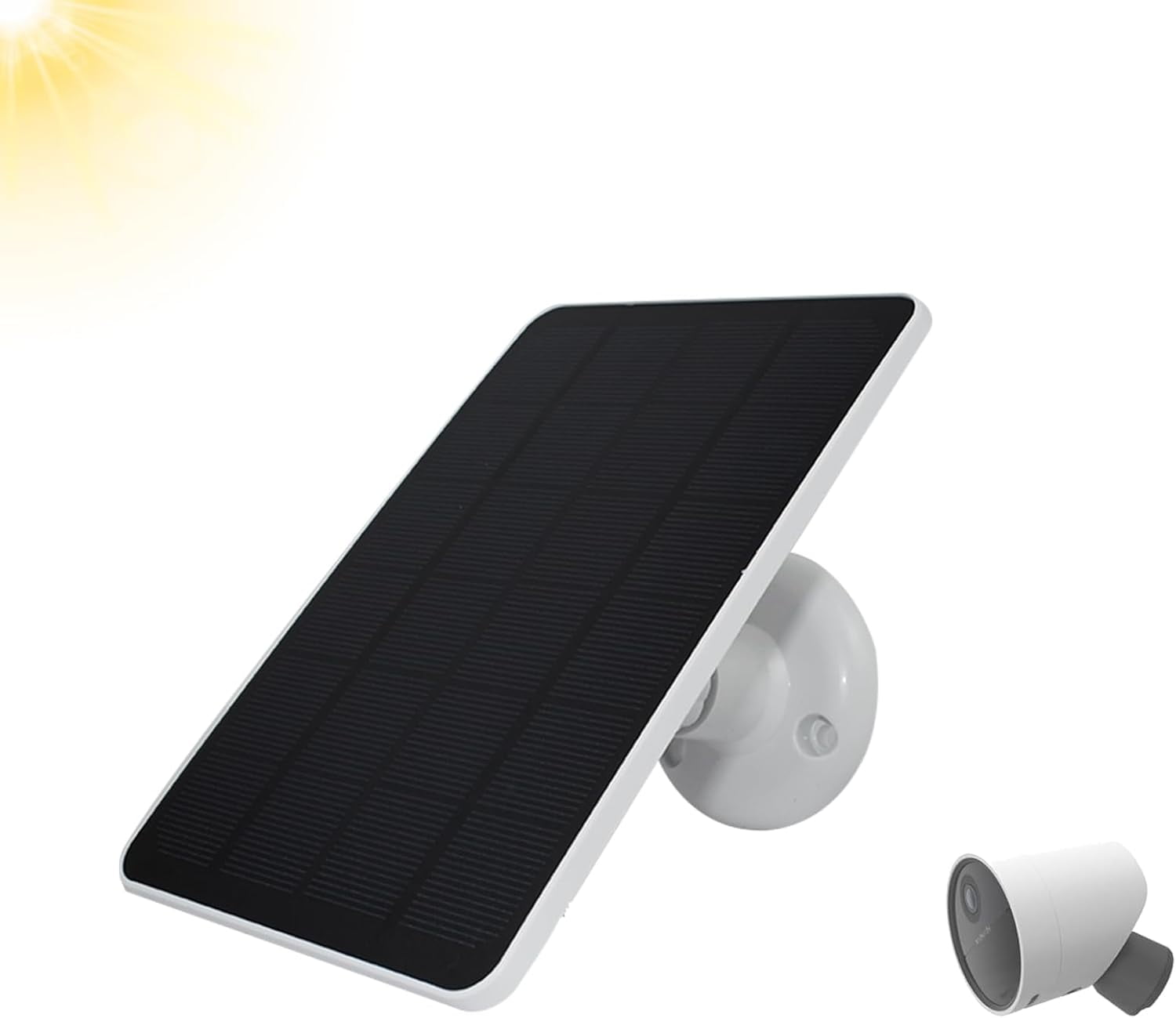 Solar Panel Compatible with SimpliSafe Outdoor Security Camera ...