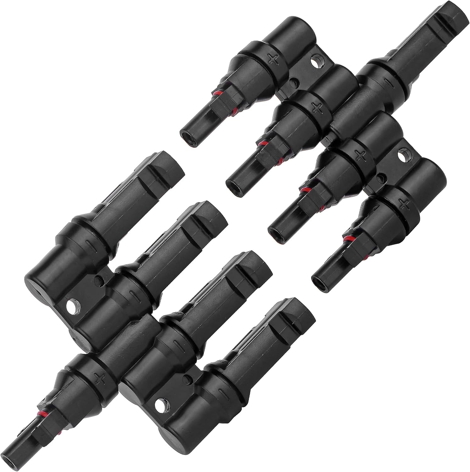 Solar Panel Connector 4 Way Branch MMMF/FFFM - DIY Mount Tool Solar ...