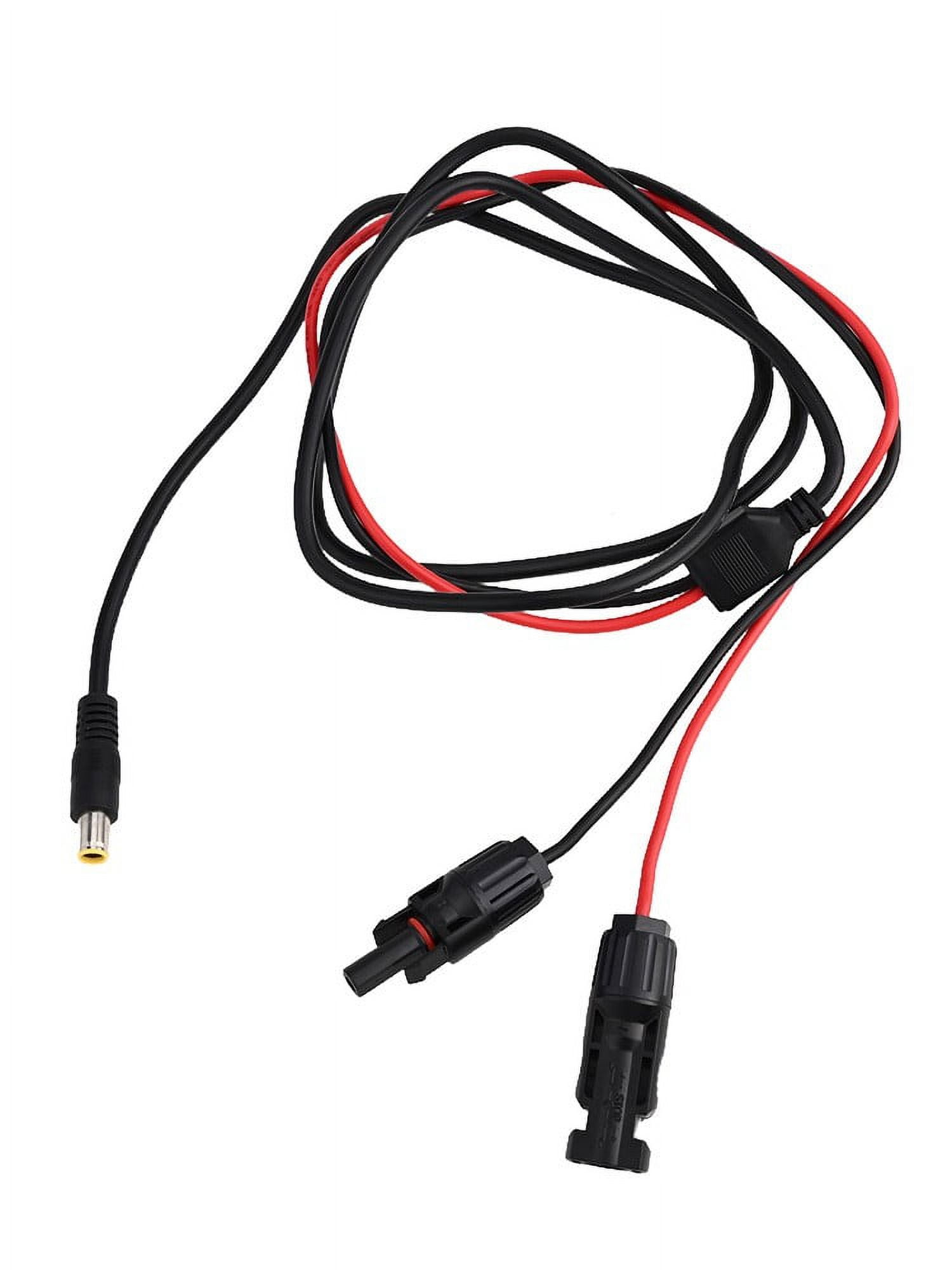 Solar Panel Connector To Dc 8mm Adapter Cable Compatible with Solar ...