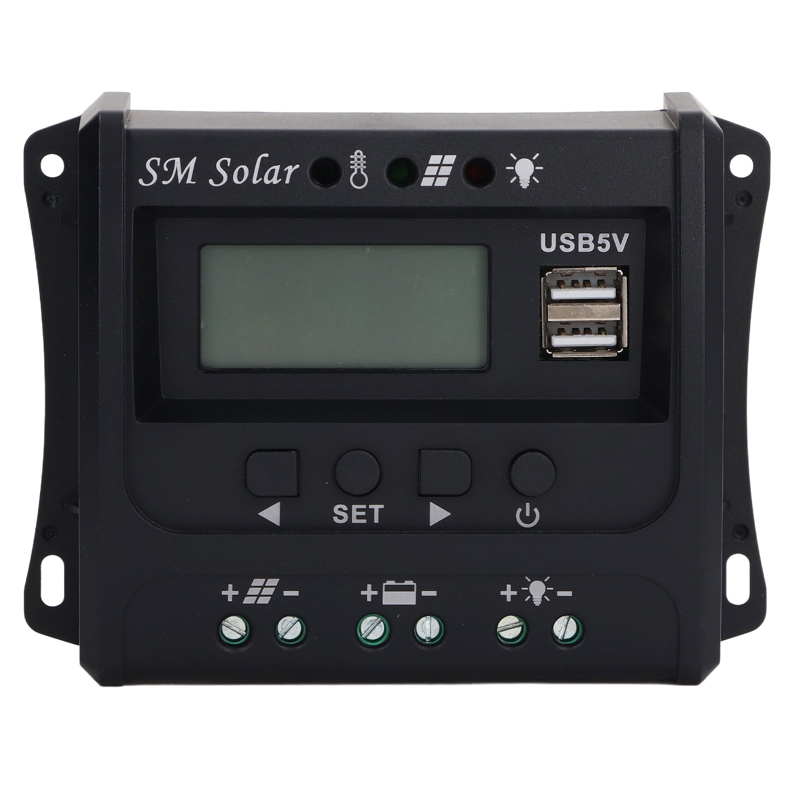 Solar Panel Controller 3 Stage PWM Charging Intelligent Microcontroller ...