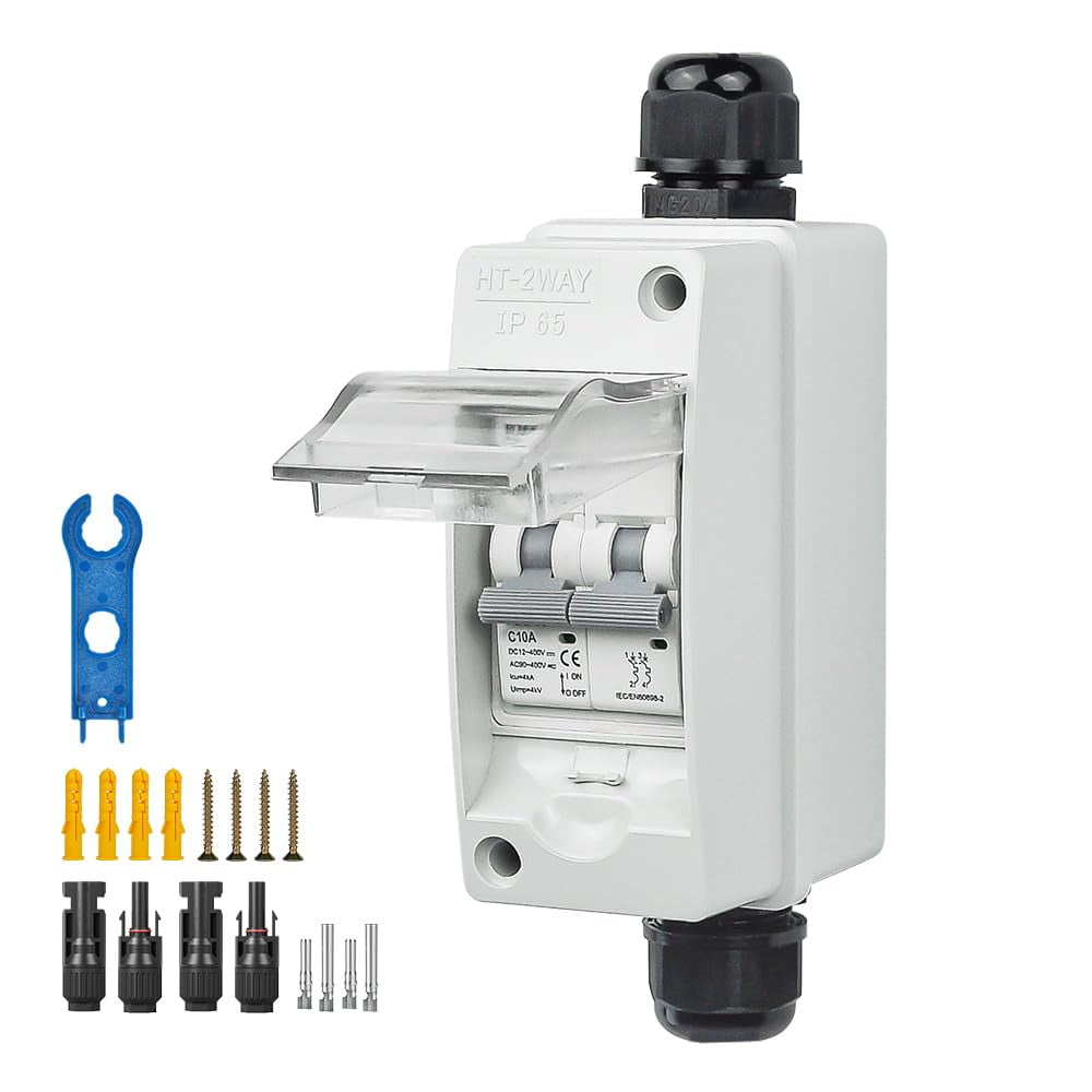 Solar Panel Disconnect Switch 16A 550V Solar Shut Off Switch Outdoor DC ...