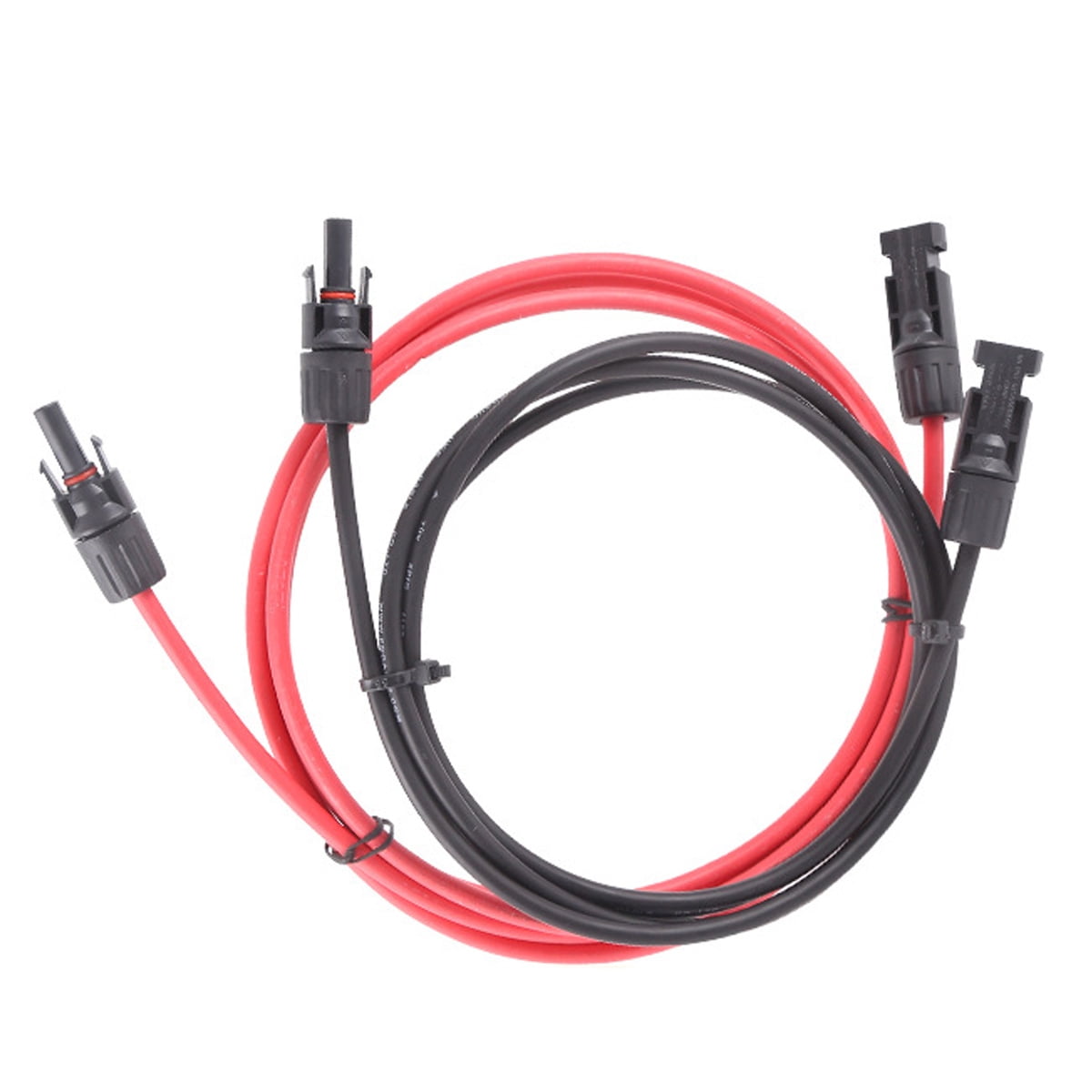 Solar Panel Extension Cable, 3M 10AWG Solar Wire Black & 3M Red, Glass ...
