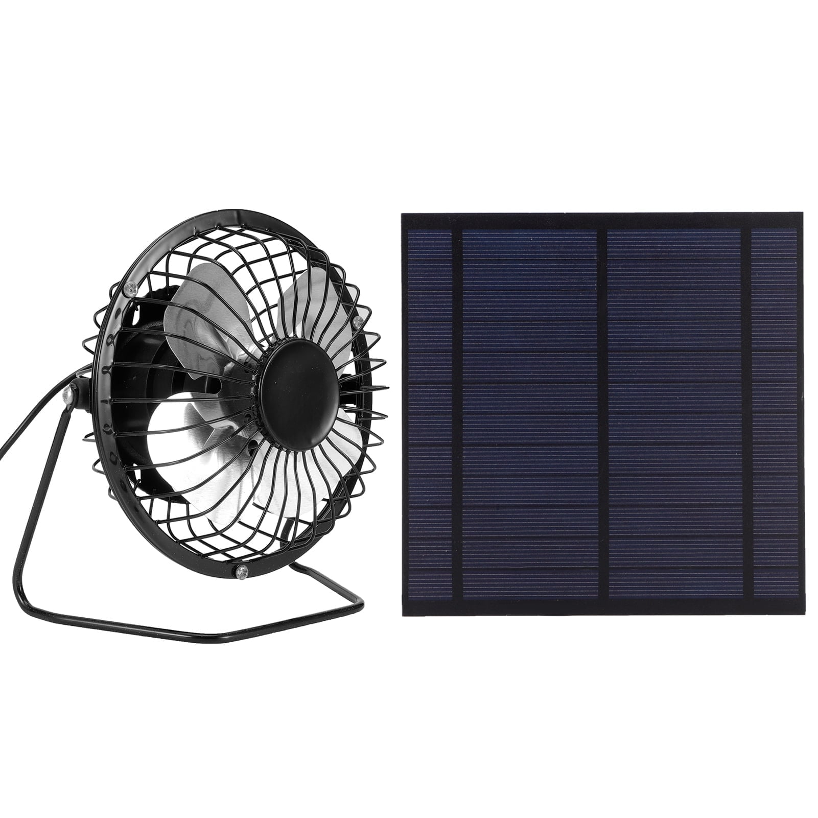 Solar Panel Fan 5W 6V Solar Panel Powered USB Mini Fan for Camping ...