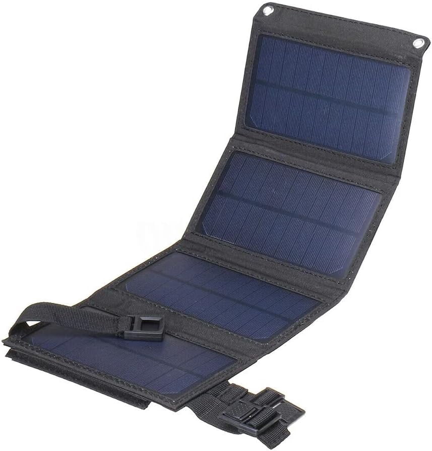 Solar Panel Folding Bag, Sovob 8W Outdoor Solar Charger Foldable Solar ...