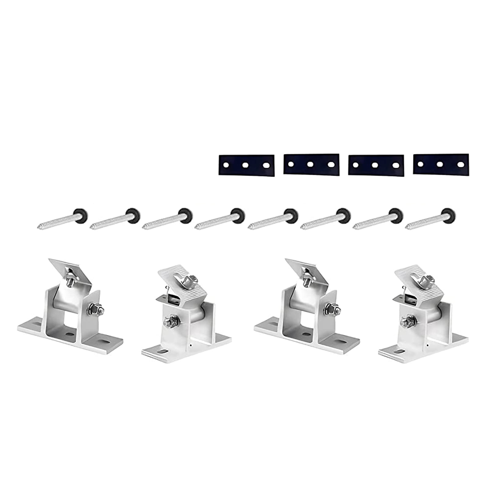 Solar Panel Holder Set 15 to 30 Degrees Adjustable Bracket Solar Panel ...