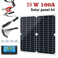 Renogy 400W 12V Solar Panel Monocrystalline Off Grid Starter Kit with 40A Rover MPPT Charger ...