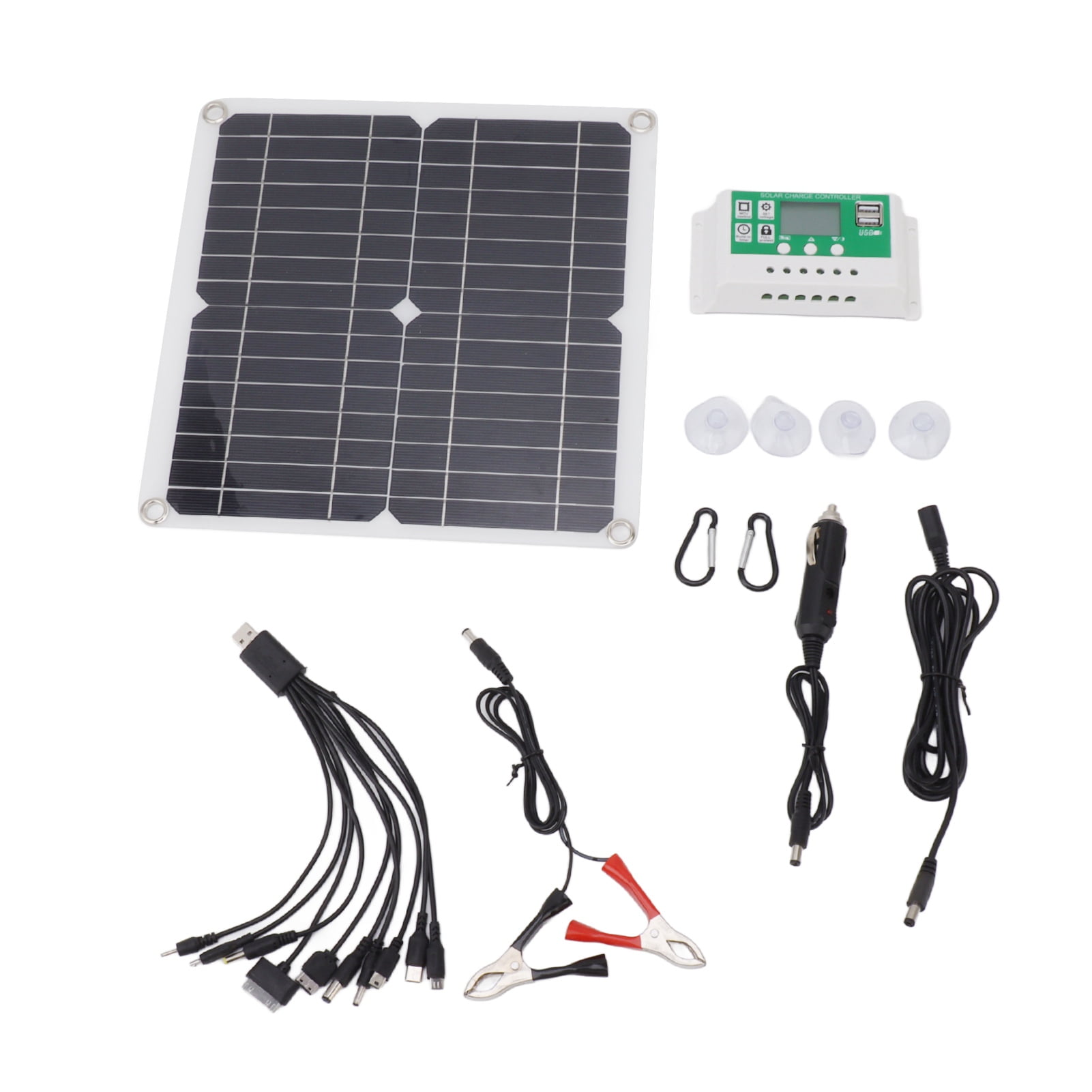 Solar Panel Kit 12W Plumbic Acid Lithium Battery Universal Solar Panel ...