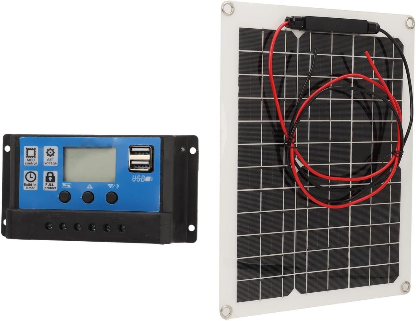 Solar Panel Kit 300W DC 12V 24V 50A IP67 High Efficiency Solar Panel ...