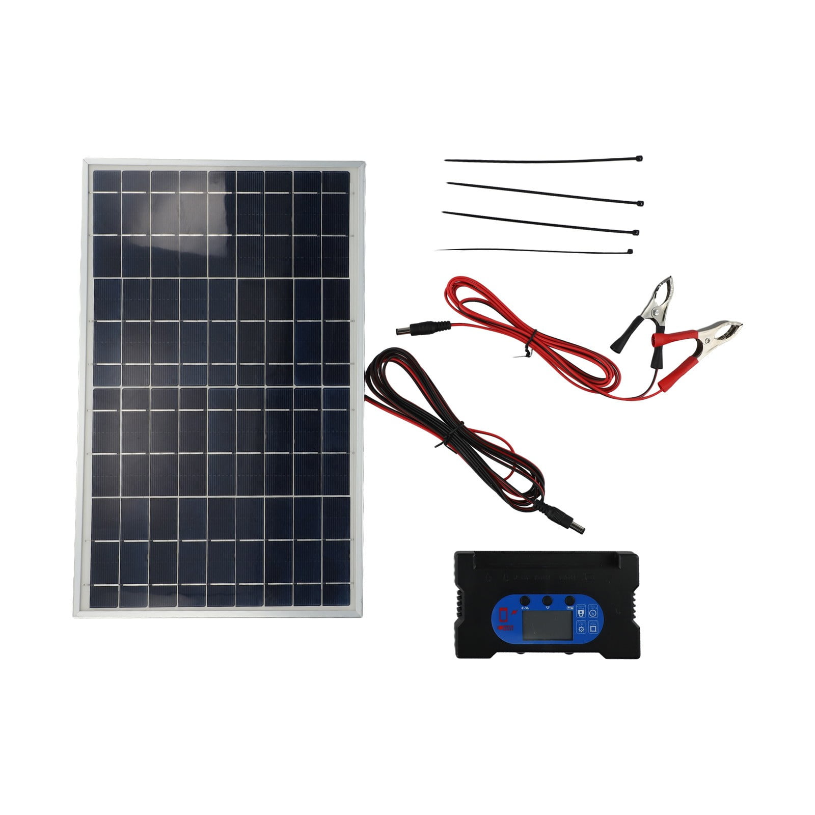 Solar Panel Kit For PWM 10W 12V/18V Solar Panel Kit With Controller ...