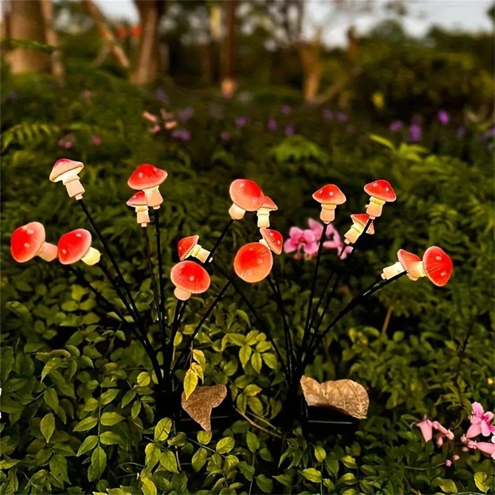 Solar Panel Lights Outdoor Wall 𝟴𝙇𝙀𝘿 Solar Garden Lights ...