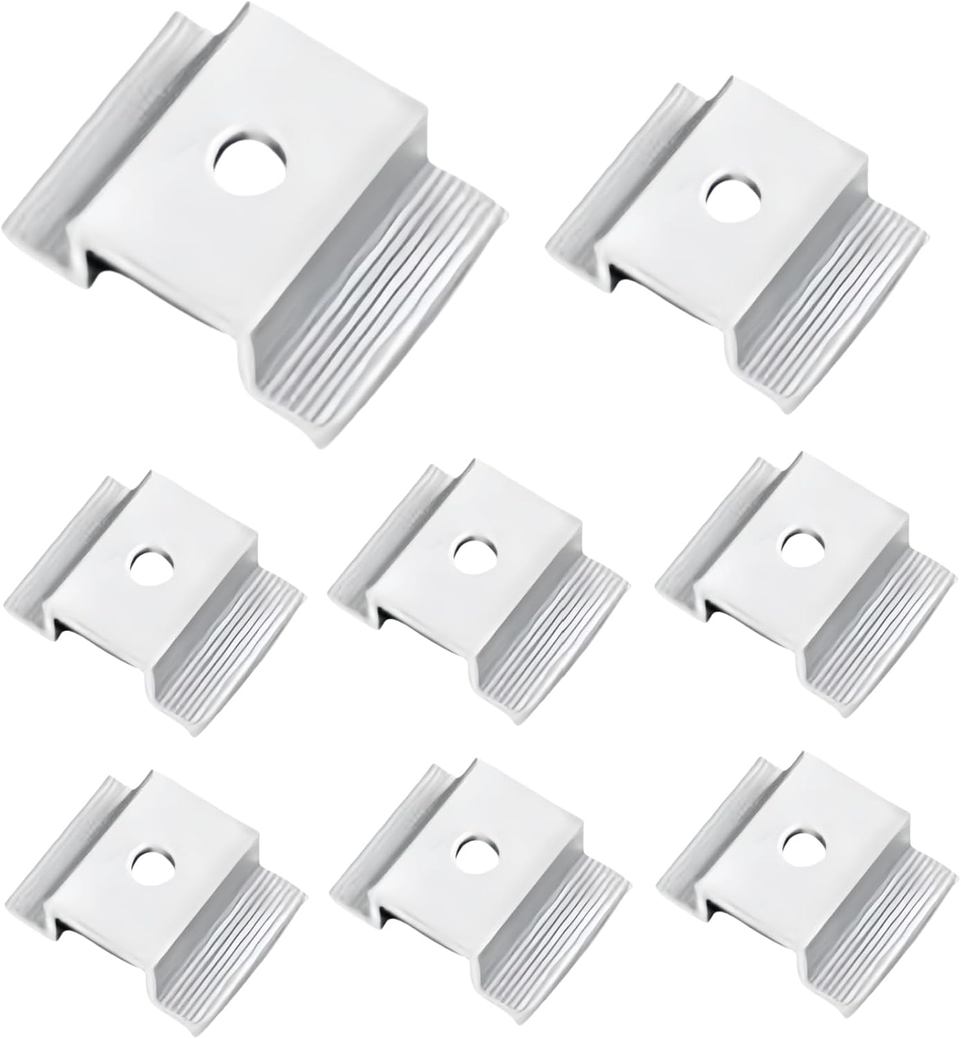Solar Panel Mid Clamps Solar Panel Bracket Aluminum Solar Mid Clamp (8 ...
