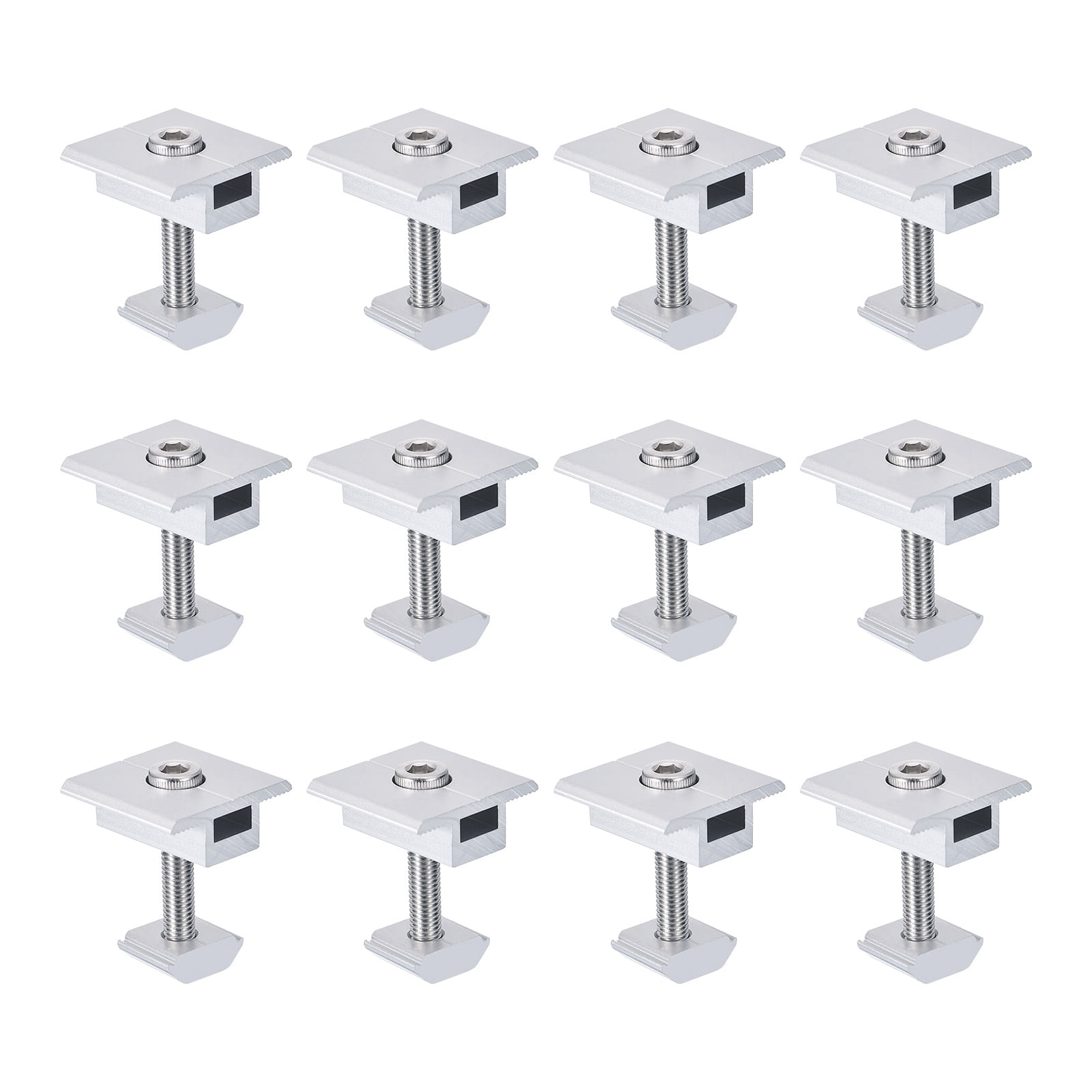 Solar Panel Middle Clamps 40mm Aluminium for Solar Rail Mounting System ...