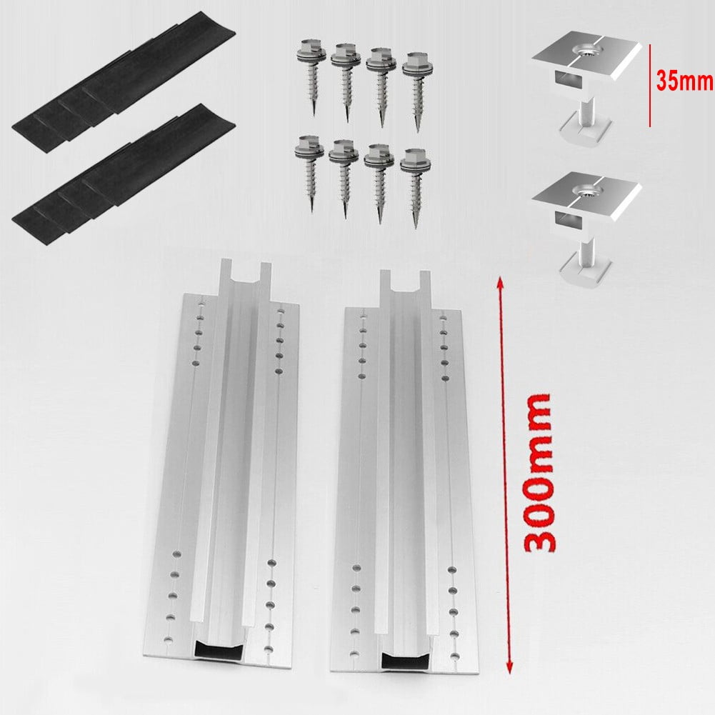 Solar Panel Module Aluminum Bracket Rail Trapezoidal Sheet 30Cm ...