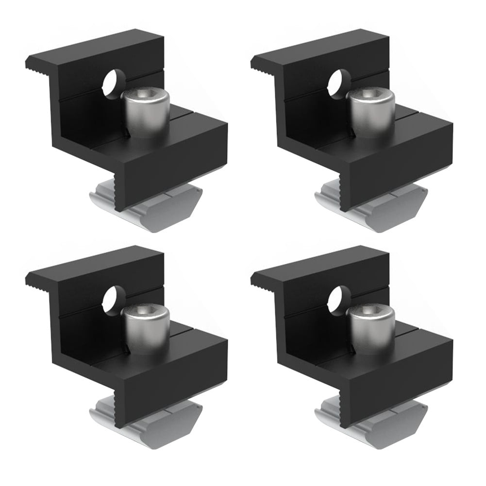 Solar Panel Module End Clamp Medium Clamps 30-35MM Photovoltaic Solar ... Solar Panel Module End Clamp Medium Clamps 30-35MM Photovoltaic Solar ...