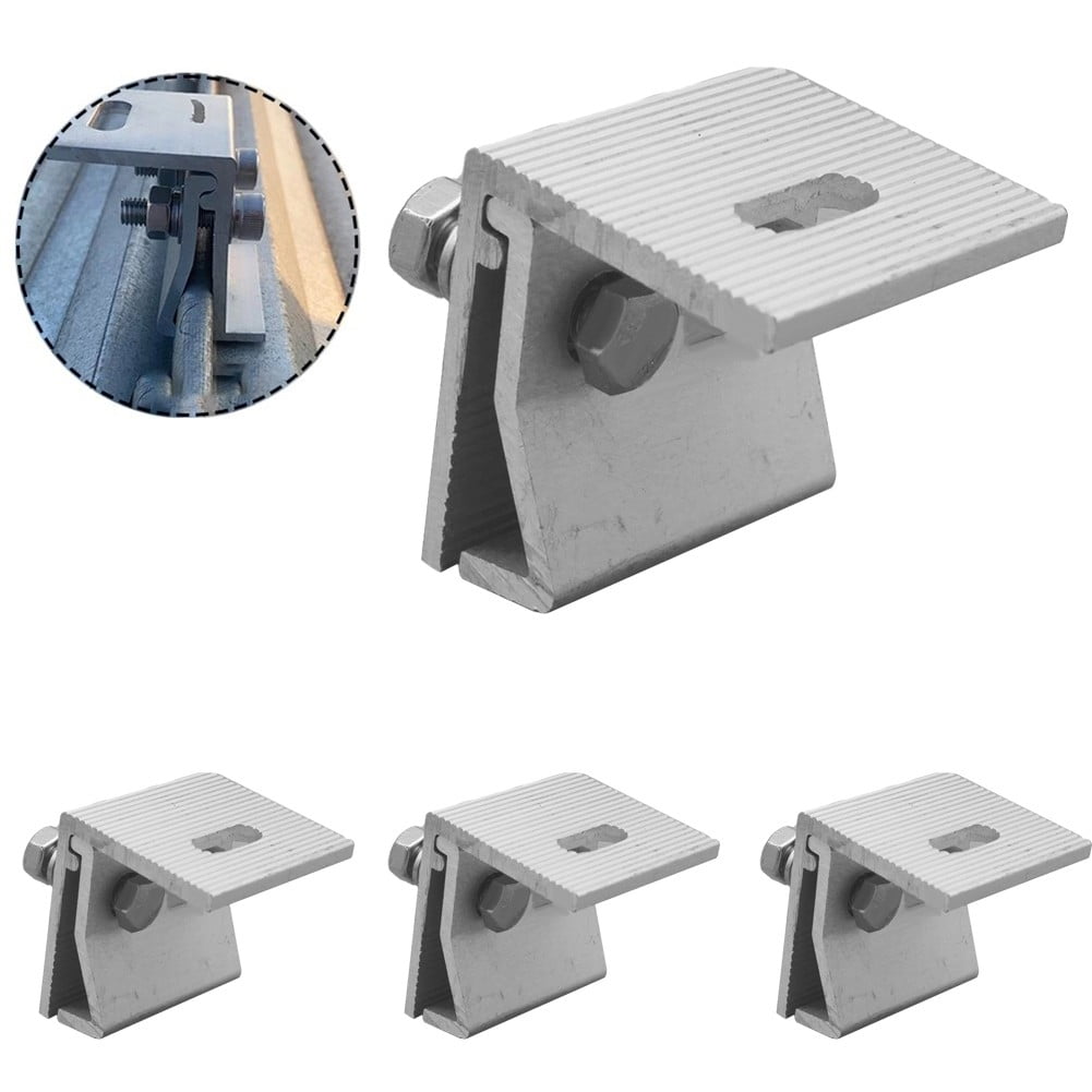 Solar Panel Mounting Bracket Tile Clamp Aluminum Material for PV Module ...