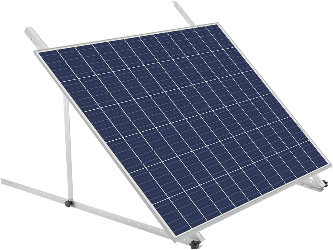 Solar Panel Mounting Brackets, Aluminum Alloy Silver Solar Panel ...