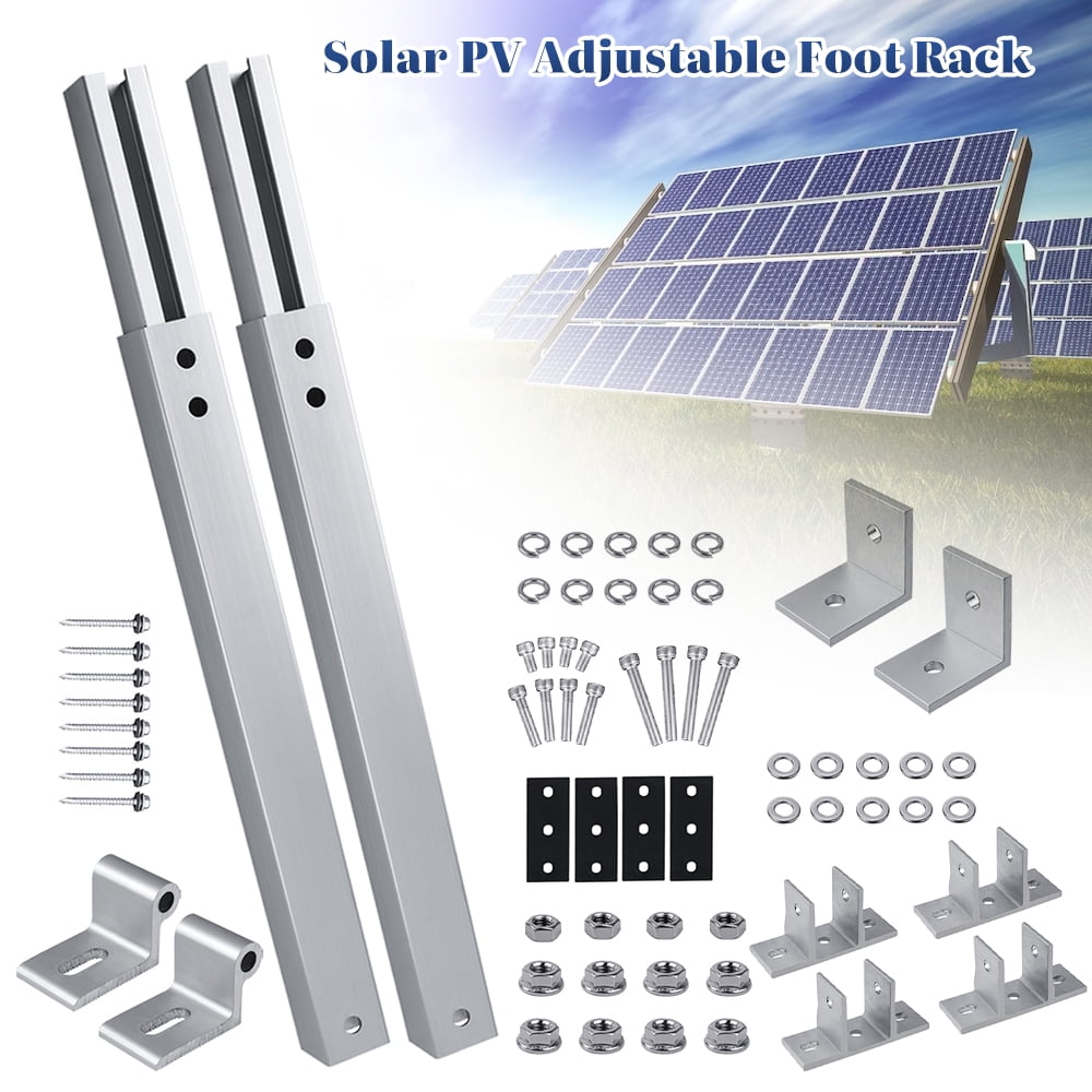 Solar Panel Mounting Frame Brackets Adjustable Angle For Shed Boat ...