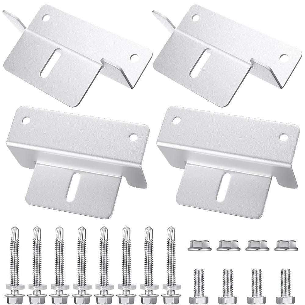 Solar Panel Mounting Z Brackets, Bracket Sets Lightweight for Solar ...