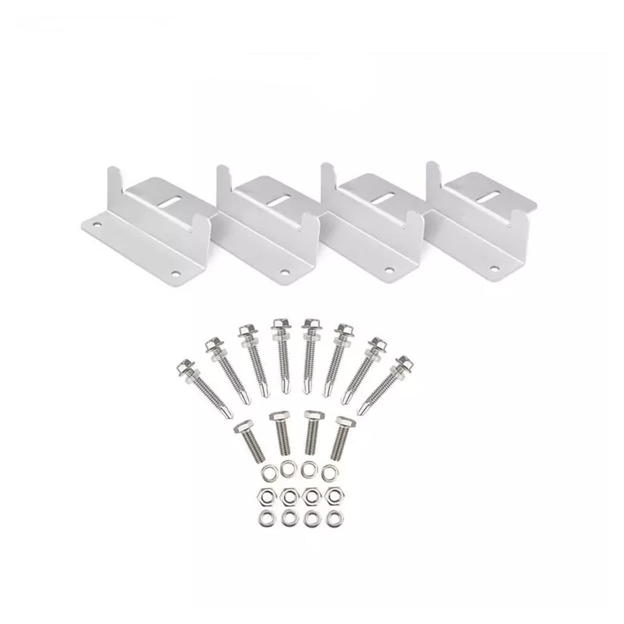 Solar Panel Mounting Z Brackets Lightweight Aluminum Corrosion-Free ...