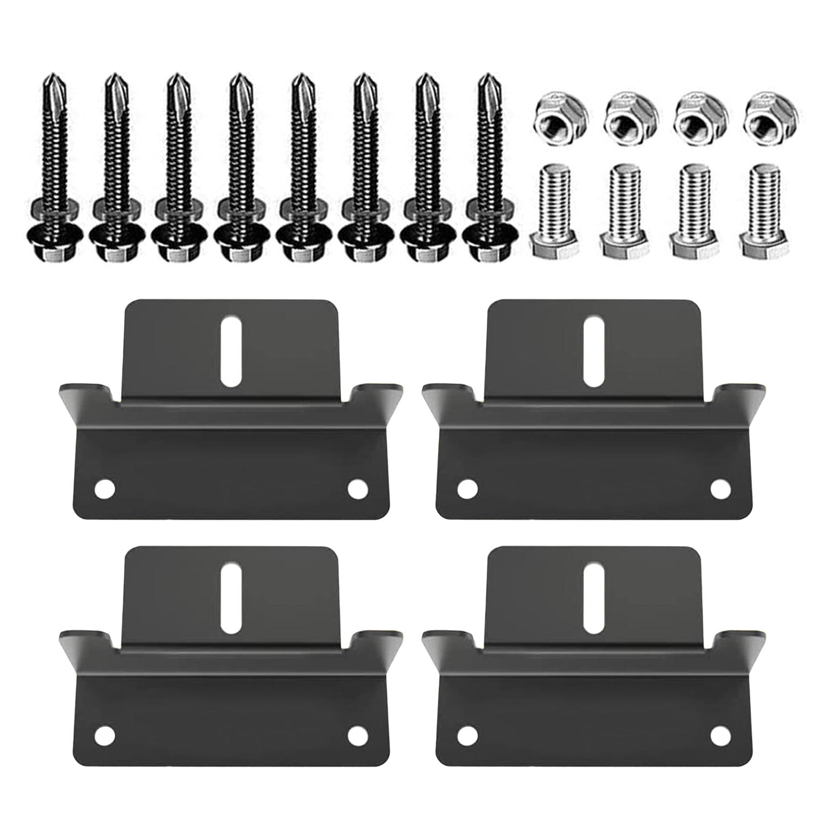 Solar Panel Mounting set Aluminum Brackets Solar Power Installation Corrosions Resistance ...