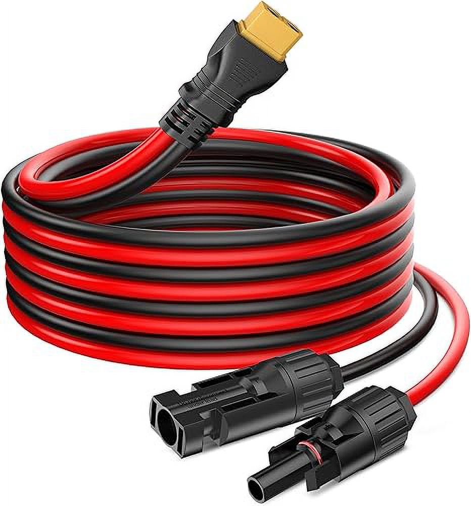 Solar Panel Plug to XT60 Charge Cable,PixelMan 10AWG(9.8ft)Solar ...