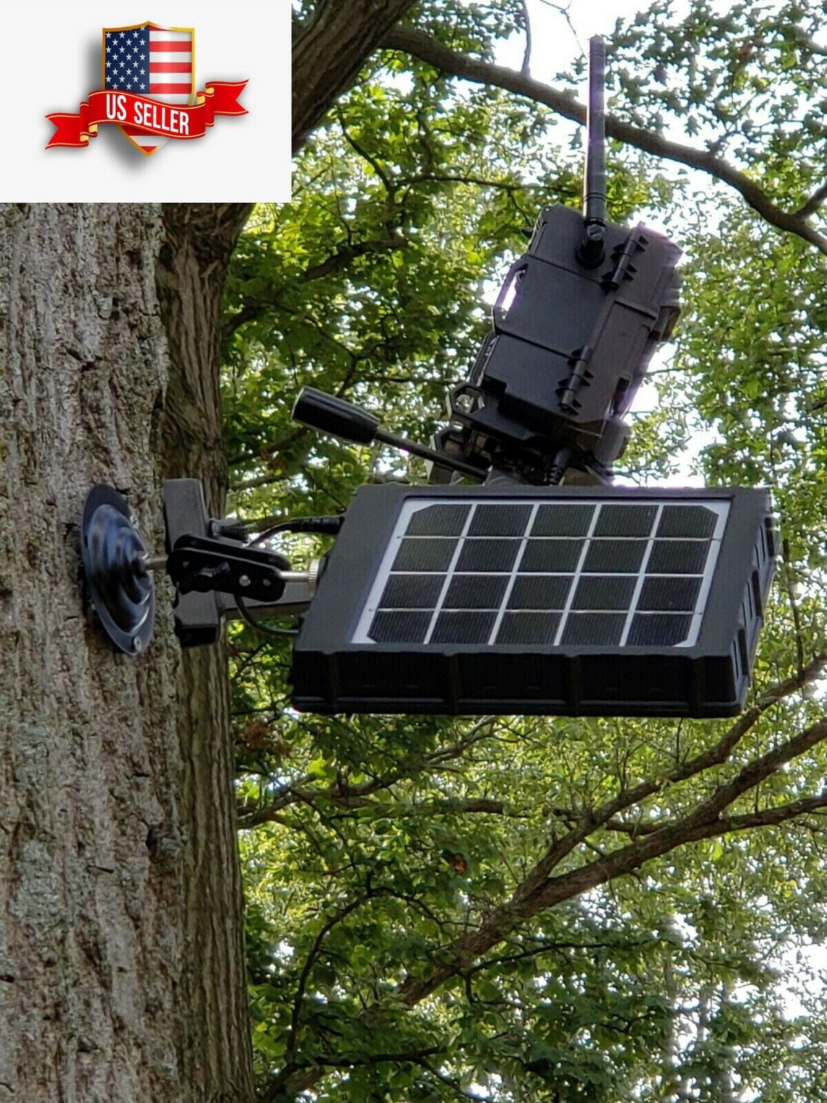 Solar Panel Power Charger for 4G Hunting Cameras including Spypoint and ...