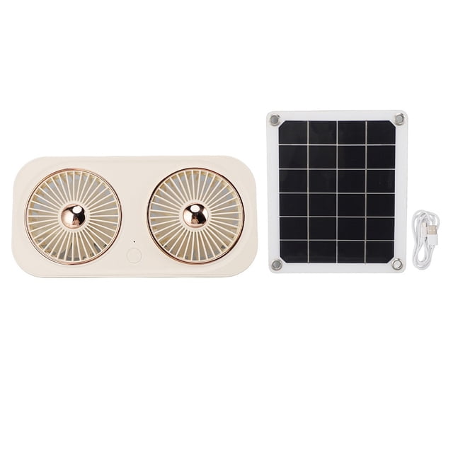 Solar Panel Powered Fan 5W Solar Powered Fan Solar Energy Exhaust Fan ...