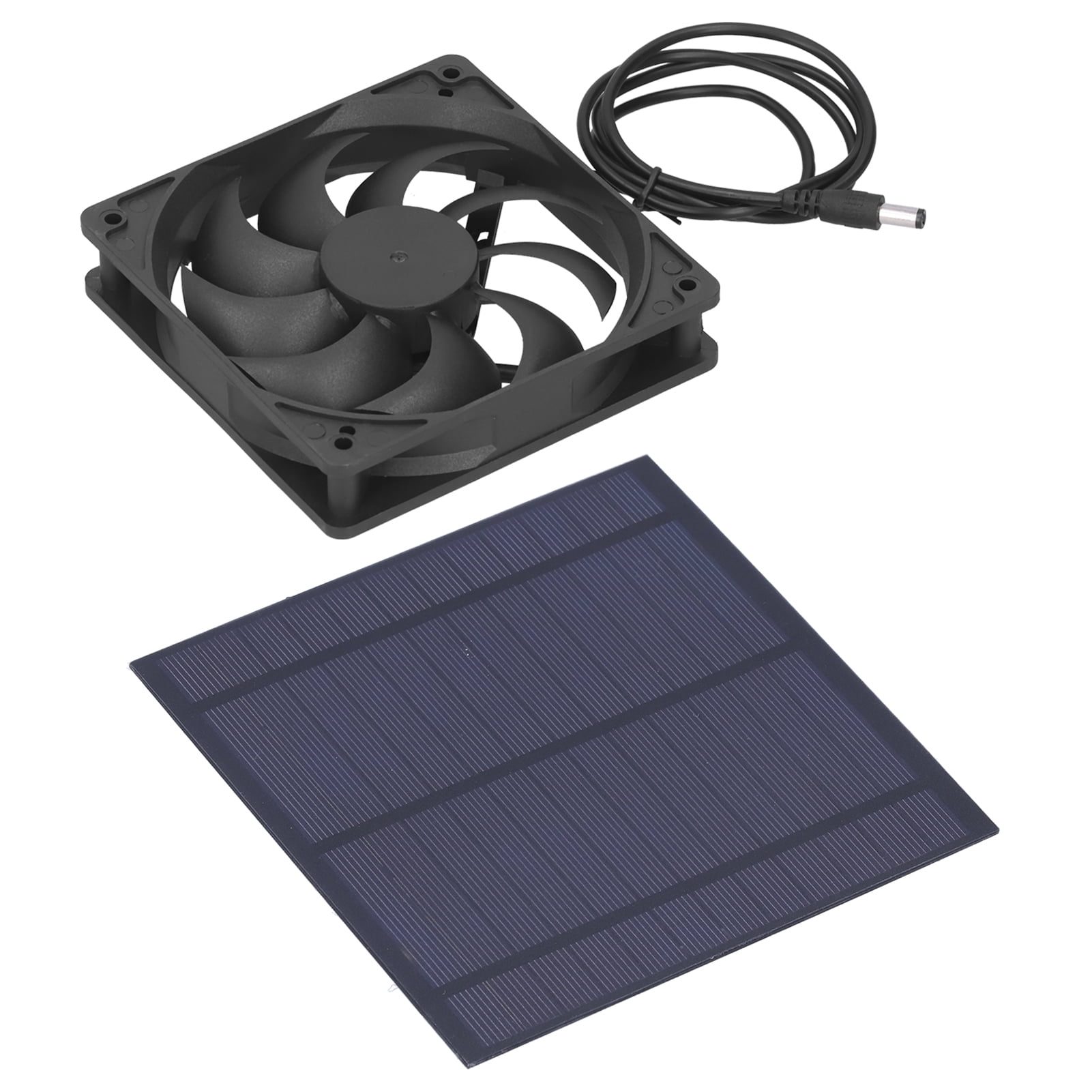 Solar Panel Powered Fan Ventilator 5w Exhaust Fan for Chicken Dog Pets ...