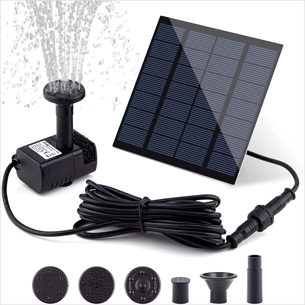 Solar Panel Powered Water Feature Pump Kit Garden Pool Pond Aquarium ...