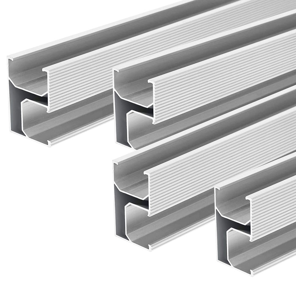Solar Panel Pv Profile Alu Mounting Rail Flat Roof Metal Roof Solar ...