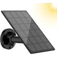 Solar Panel for Rechargeable Battery Outdoor Camera,Waterproof Solar ...