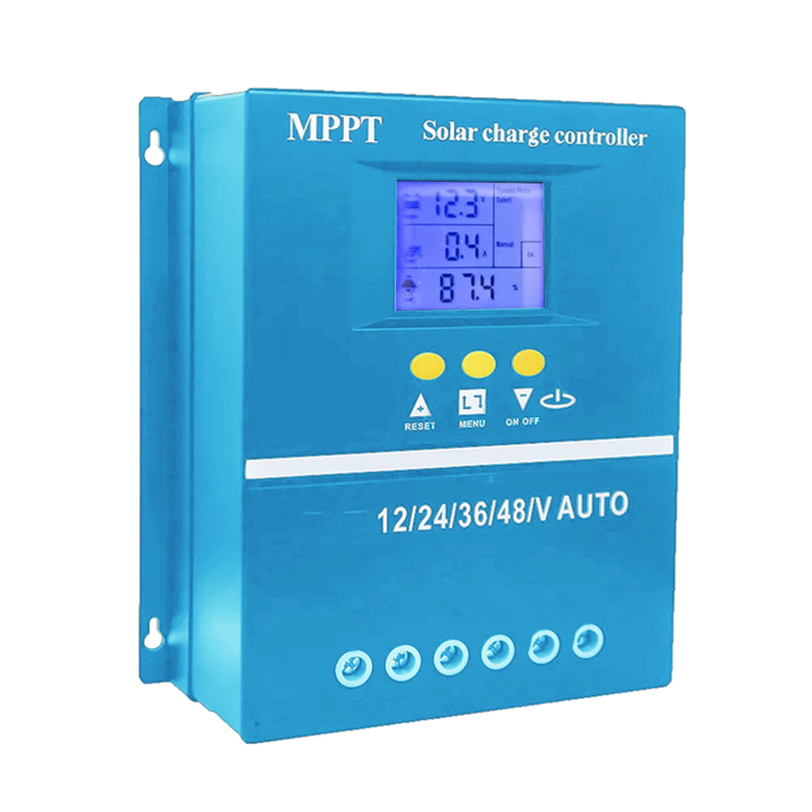 Solar Panel Regulator with LCD Display MPPT Solar Charging Controller ...
