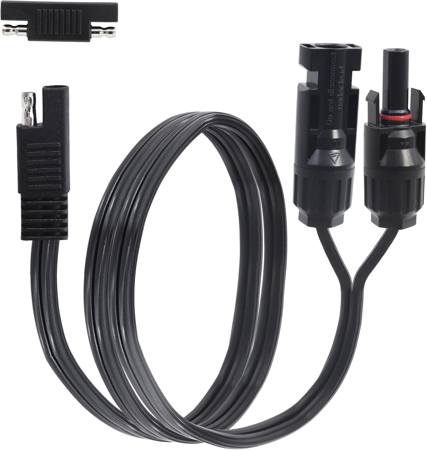 Solar Panel to SAE Adapter Cable 14AWG SAE Connector to Male & Female Solar Connectors Extension ...