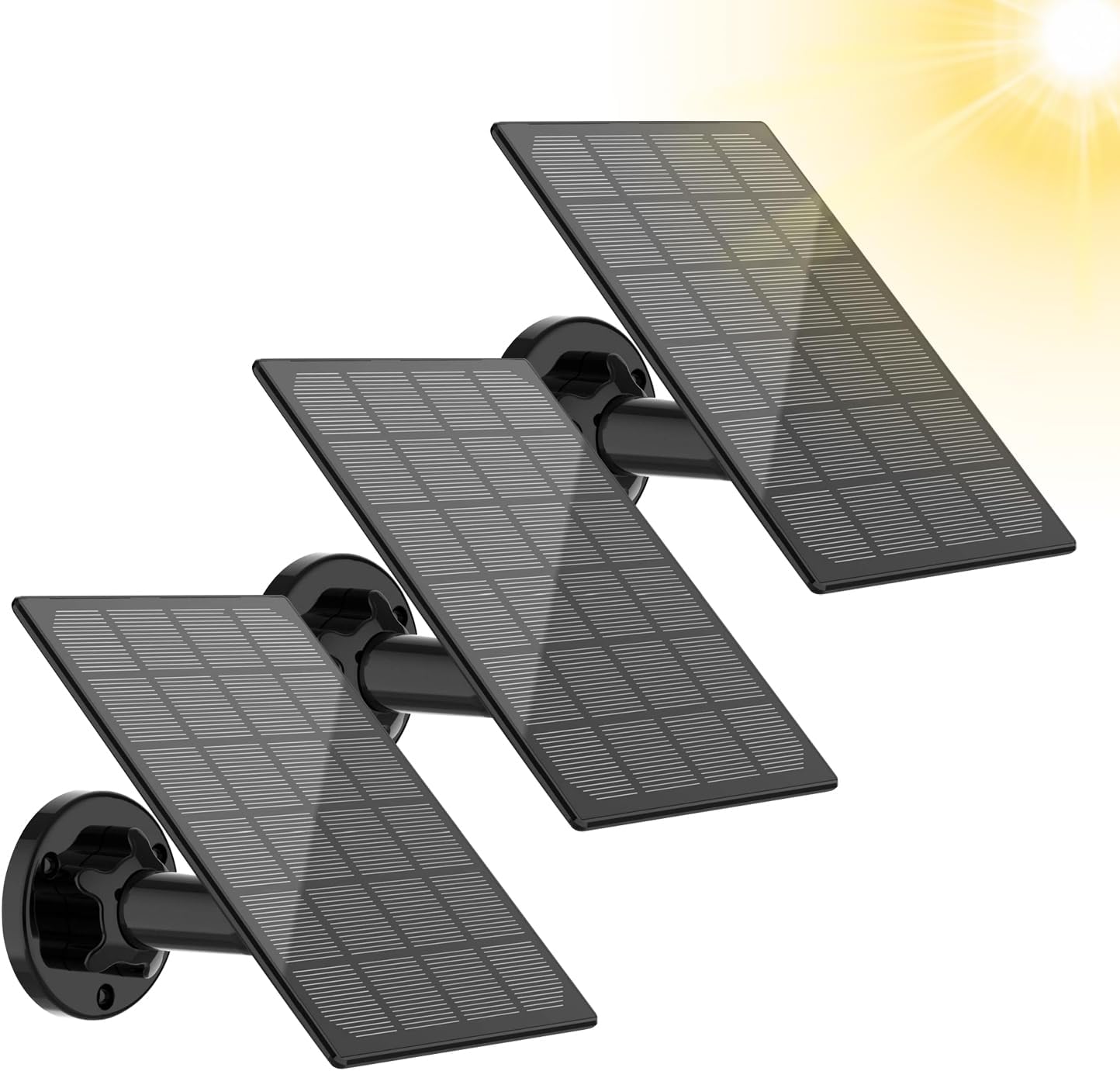 Solar Panel for Security Camera,USB Solar Panel Compatible with ...