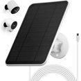 Solar Panel for Simplisafe Outdoor Camera, 4W 5V Solar Charger for ...
