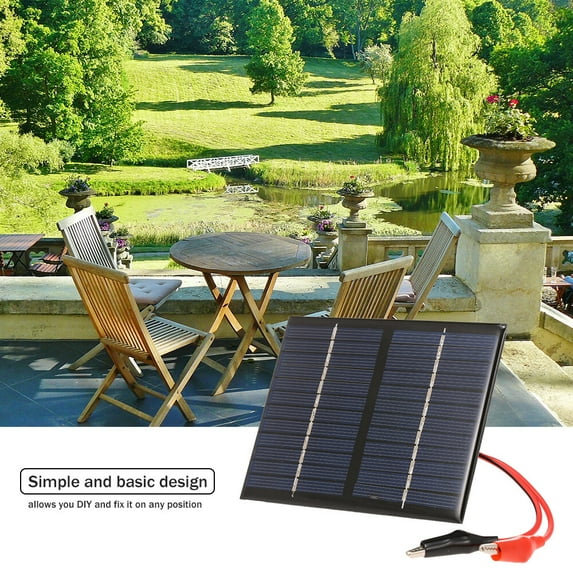 ,Solar Panel Solar Clip Solar Panel Portable Solar 1.5w/12v With Clip Solar Panel Solar Pump ...