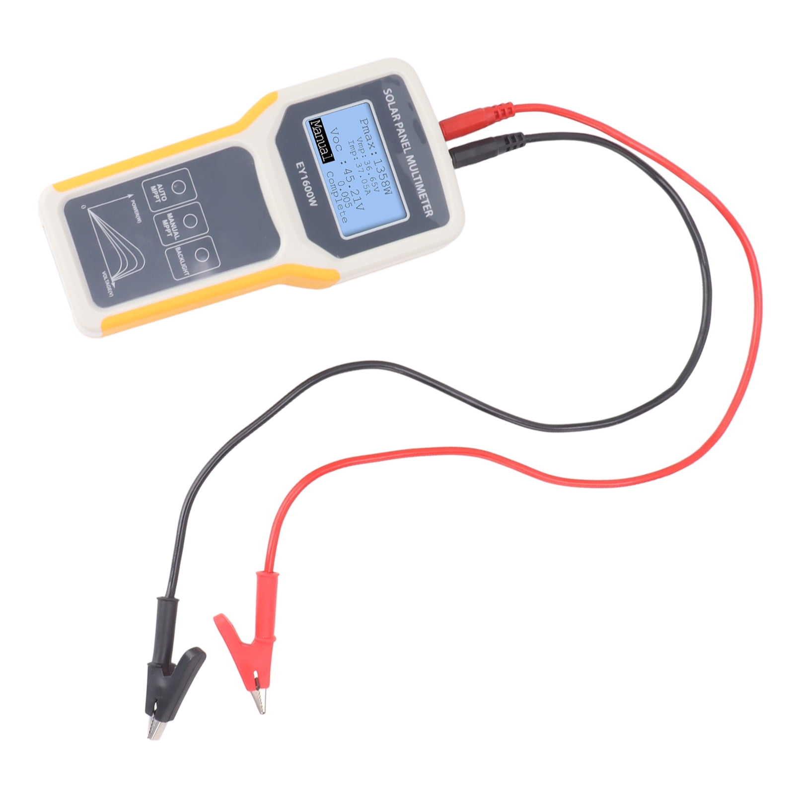 Solar Panel Tester Photovoltaic Multimeter Ey1600W With Backlight Mppt ...