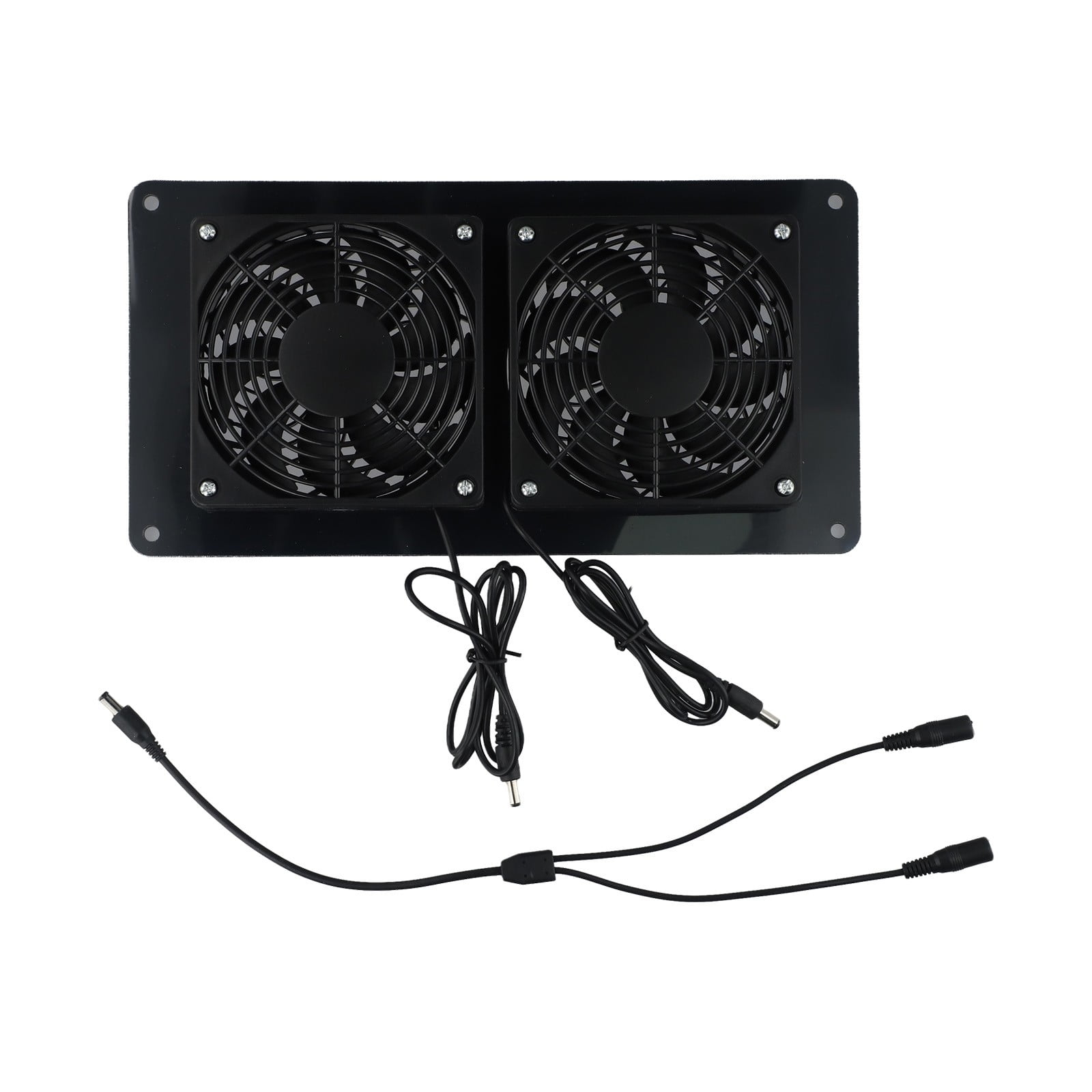 Solar Panel Ventilation Fan 3000RPM Air Extractor for Outdoor Dog ...