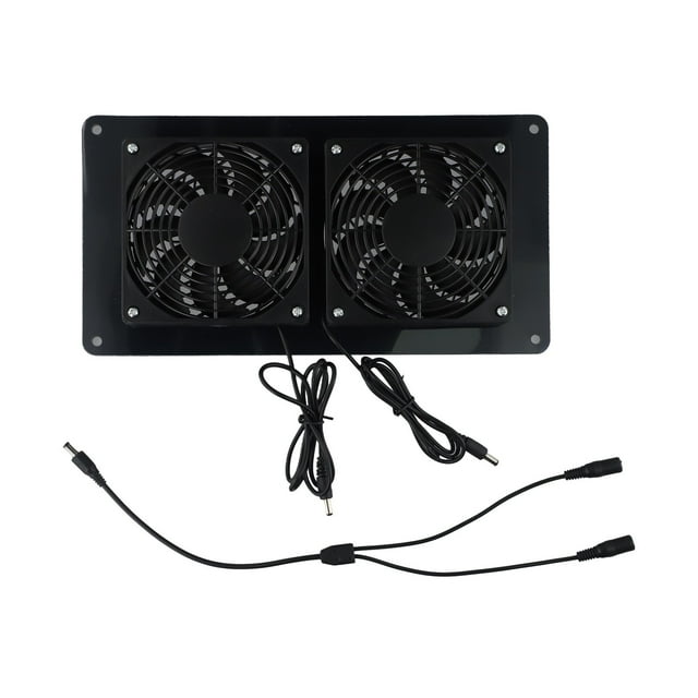 Solar Panel Ventilation Fan 3000Rpm Air Extractor for Outdoor Dog ...