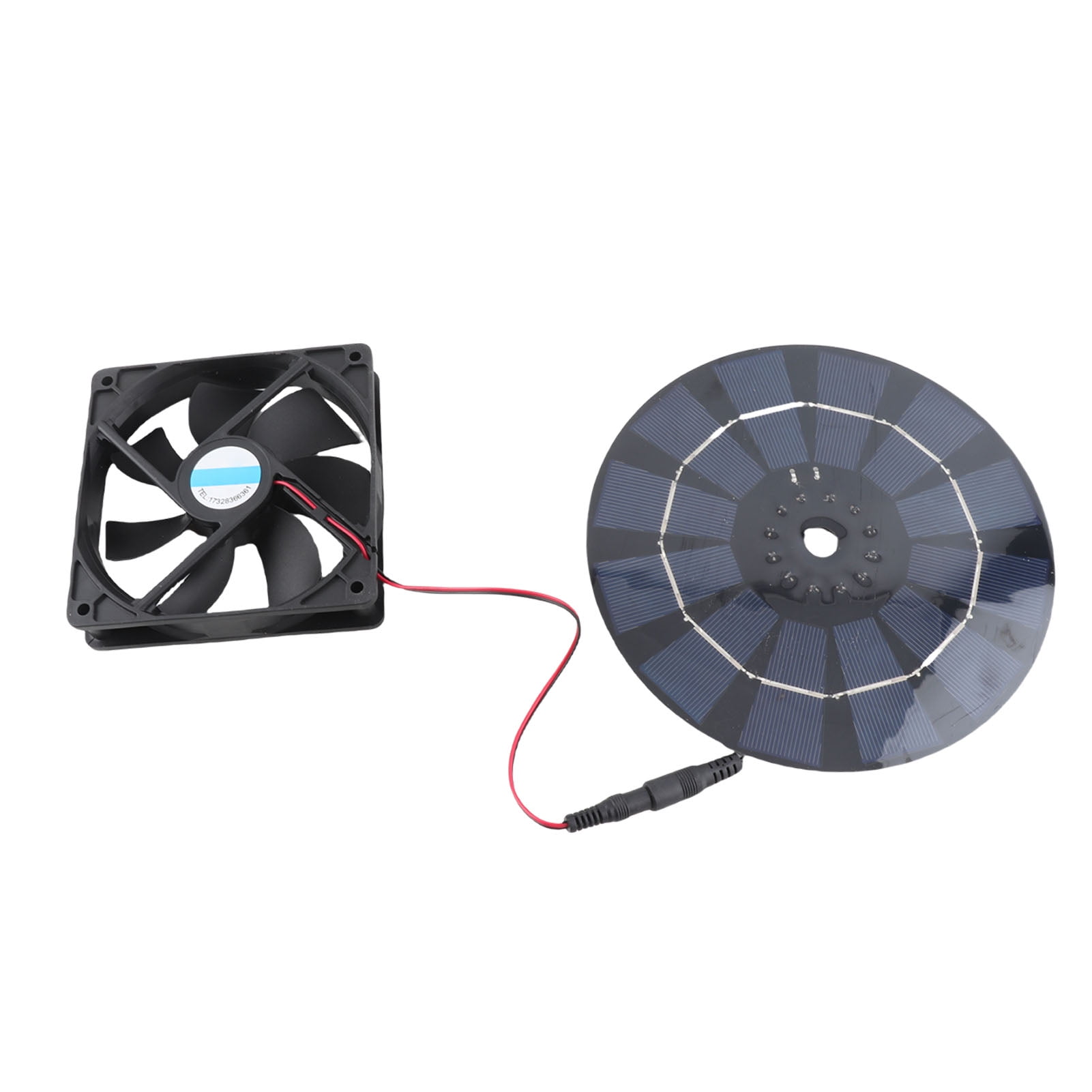 Solar Panel Ventilator, 10W Monocrystalline Silicon For Efficient ...