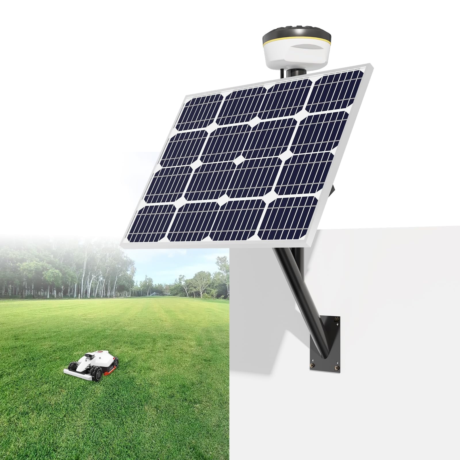Solar Panel Wall Mount Kit for Mammotion Luba 2 AWD Series, YUKA 1000 ...