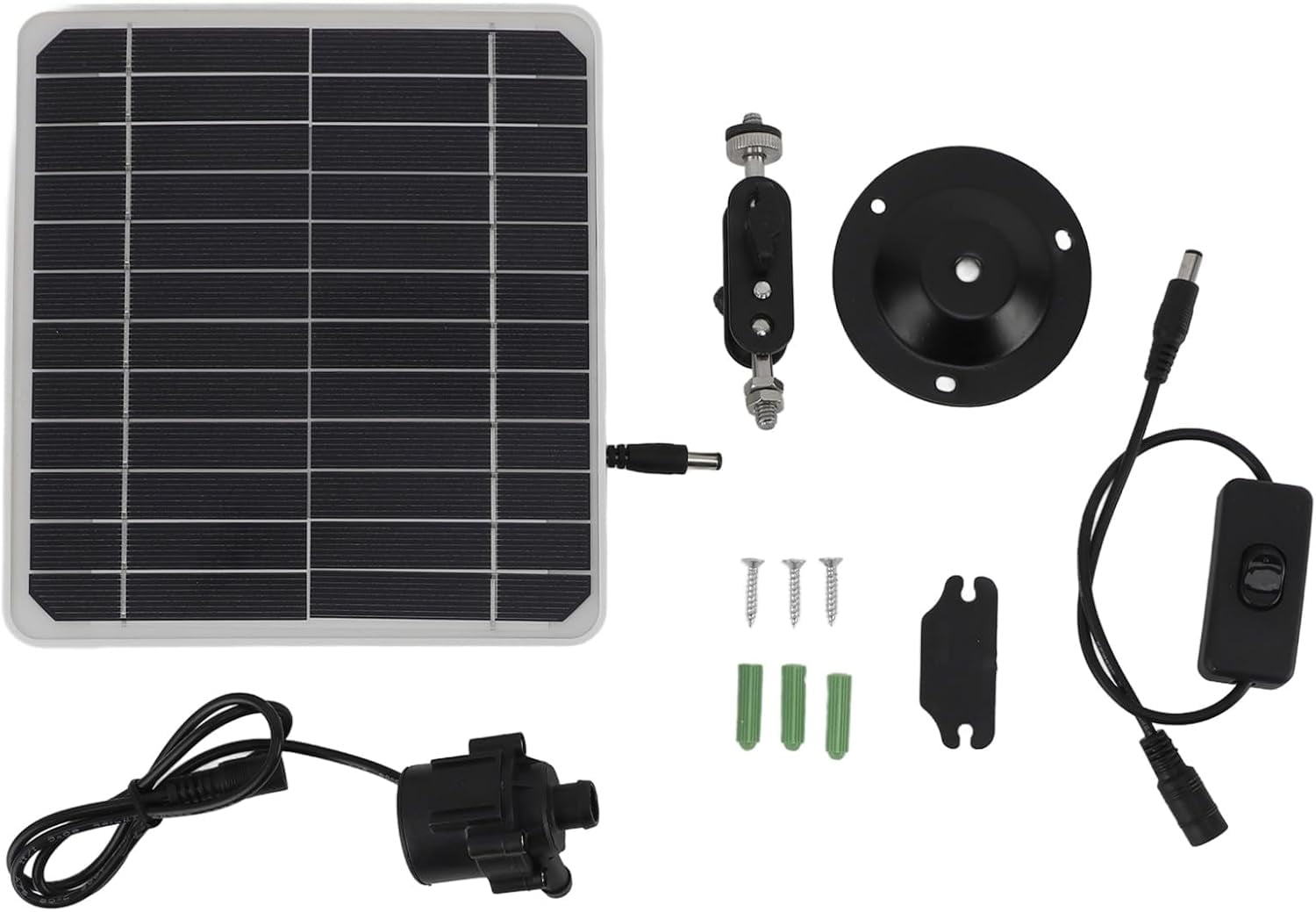 Solar Panel Water Pump, 50W Solar Powered Panel Kit, 24 Hour Operate ...